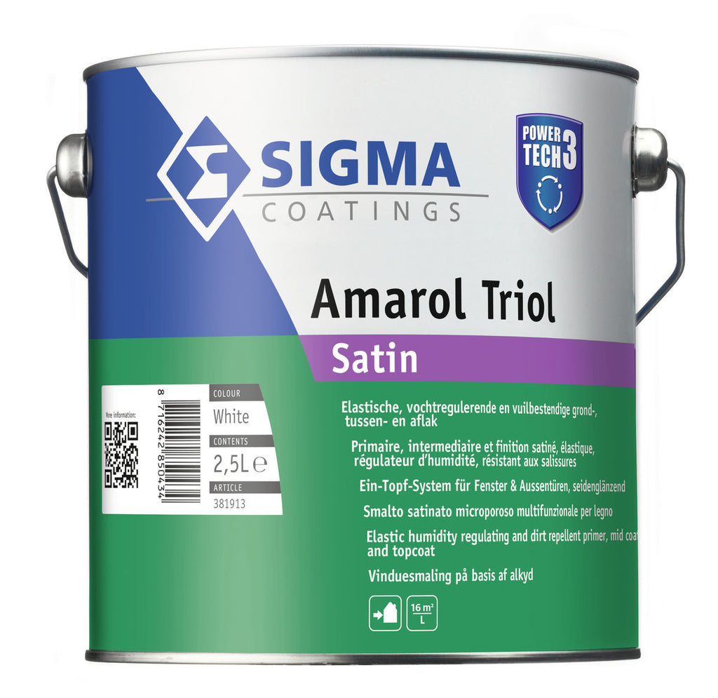 SIGMA AMAROL TRIOL SATIN BLANC 2,5L
