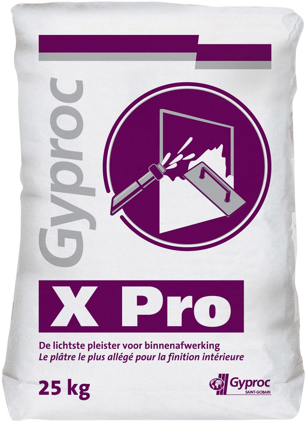 GYPROC X PRO PLATRE PROJECTION 25KG